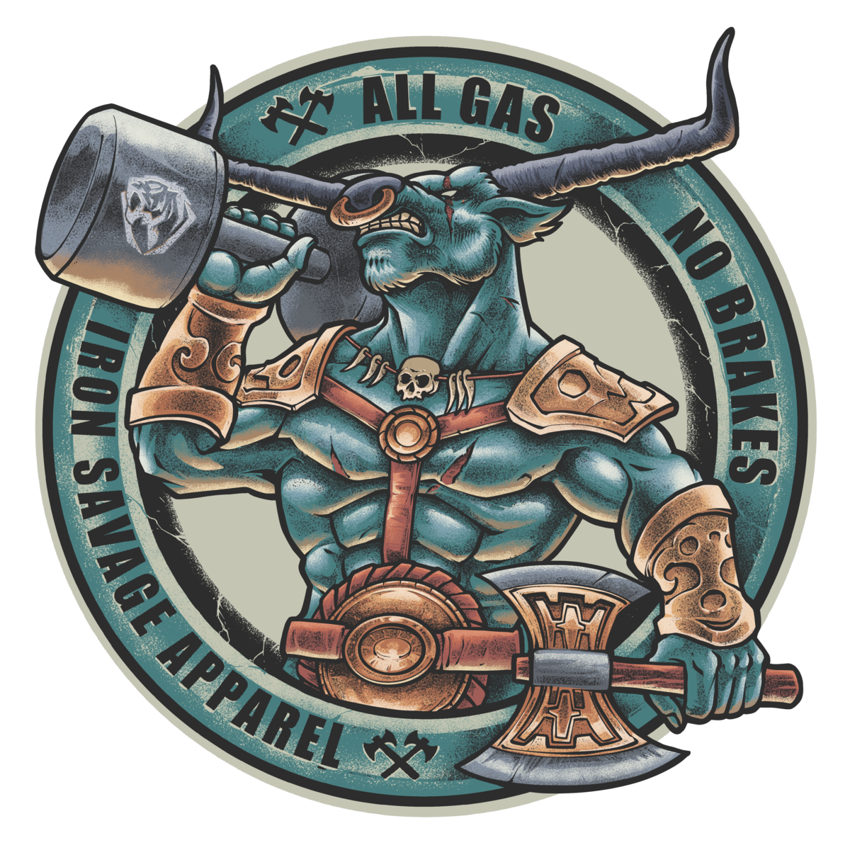 Longhorn: All gas no brakes V2 – Iron Savage Apparel