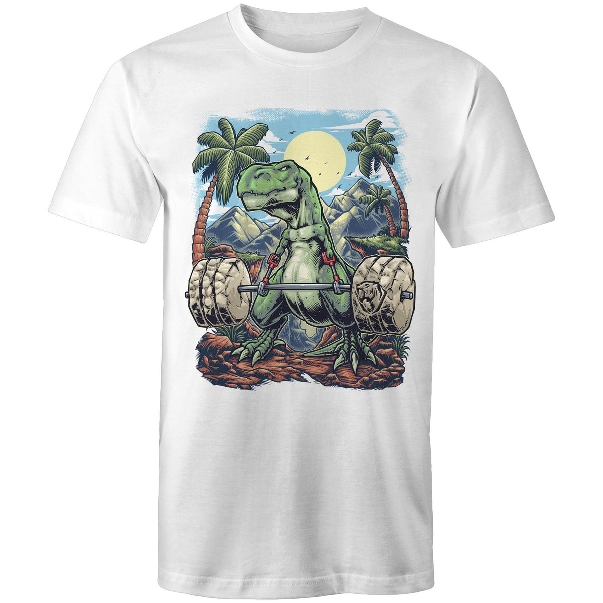 Deadlifting T-rex T-shirt (AU) – Iron Savage Apparel