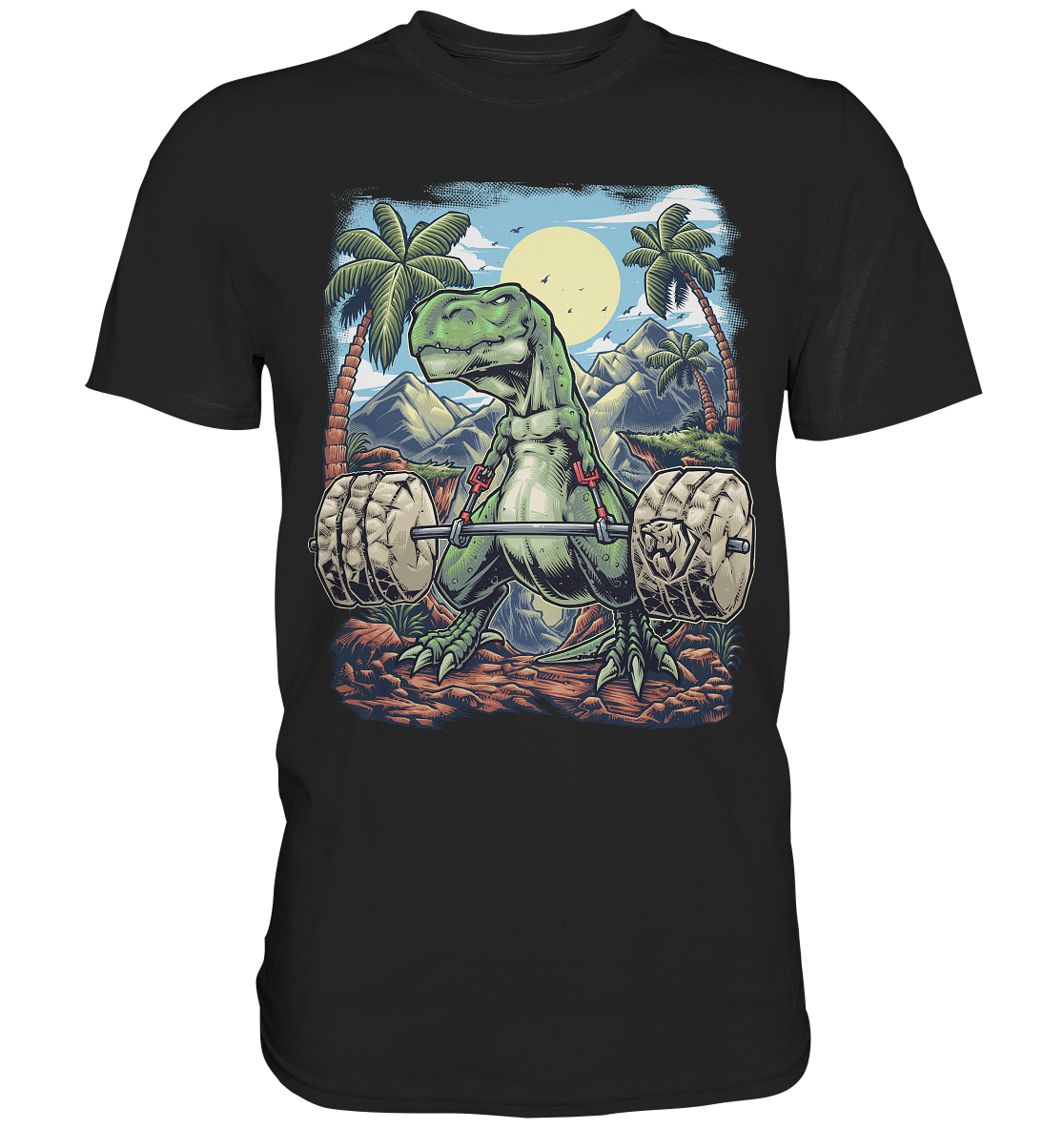 Deadlifting T-rex T-shirt (EU) – Iron Savage Apparel