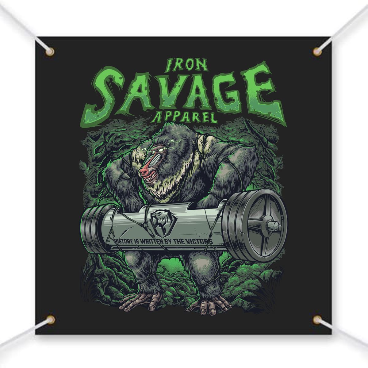 Mandrill: History is written by the victors Banner – Iron Savage Apparel