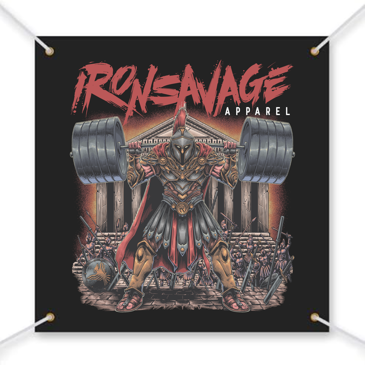 Spartan Banner – Iron Savage Apparel