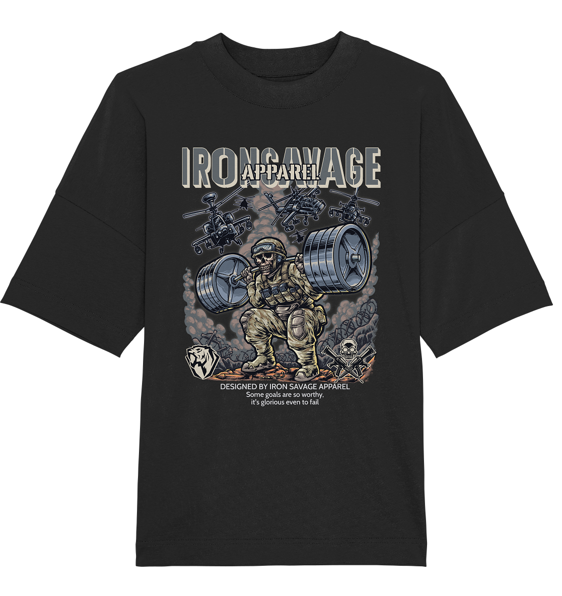 Soldier: Glory Oversized Tee – Iron Savage Apparel